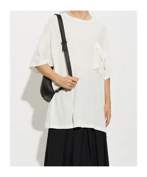 Yohji Yamamoto Draped Pocket Oversized T-shirt