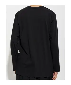 Yohji Yamamoto Graphic Printed Long-sleeved T-shirt