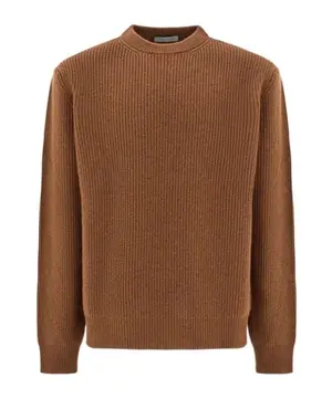 Canali Light Wool And Cashmere Crew Neck Sweater