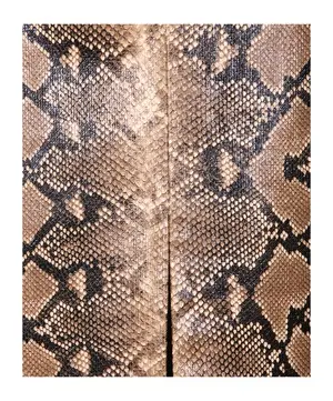 ERMANNO FIRENZE Python Print Slim Fit Skirt