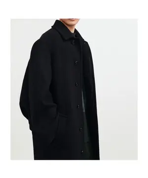 Balenciaga Long Double-faced Cocoon Coat