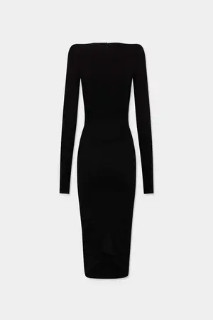 Dsquared2 Long-sleeve Midi Dress