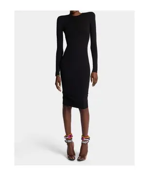 Dsquared2 Long-sleeve Midi Dress