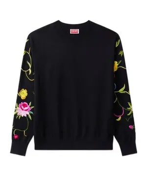 Kenzo Wildflower" Wool And Silk Jumper