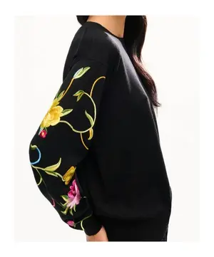 Kenzo Wildflower" Wool And Silk Jumper