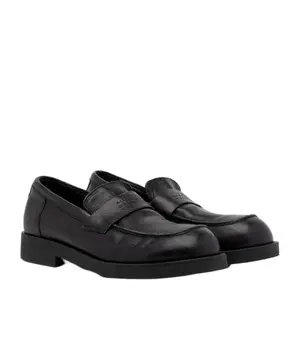 MAISON MARGIELA Biker Washed-suede Loafers