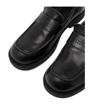 MAISON MARGIELA Biker Washed-suede Loafers