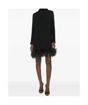 P.a.r.o.s.h Feather Trim Dress