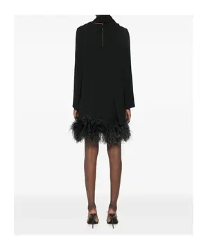 P.a.r.o.s.h Feather Trim Dress