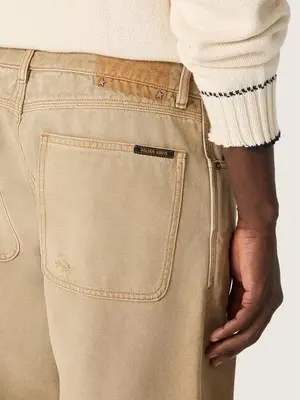 GOLDEN GOOSE Gradient Cotton Canvas Trousers