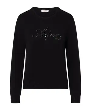 Liu Jo Gem-embroidered Sweater - Black