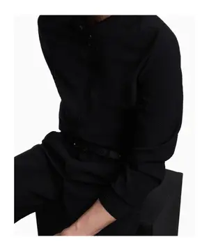 Emporio Armani Light Wool Stretch Seersucker Blouson