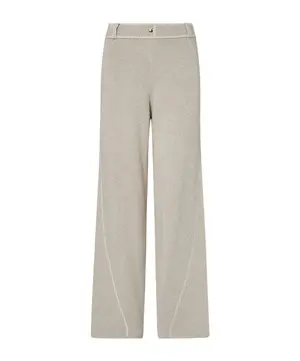 Liu Jo Contrast-stitch Casual Trousers - Beige