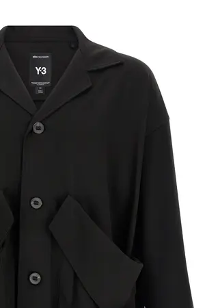 Y3 Single-breasted Chore Coat