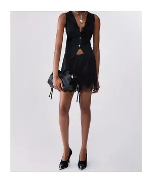 Liu Jo Lace-detail Knit Tank Top