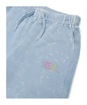 DIESEL® Acid-wash Logo-print Track Pants