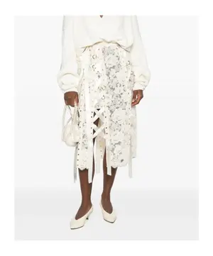 Simone Rocha Ribbon-loop Skirt