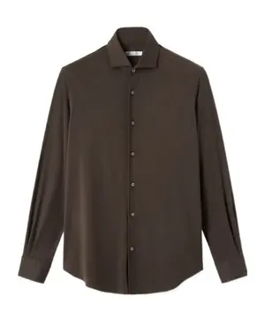 Loro Piana Andrew Shirt - Almond Shell