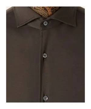 Loro Piana Andrew Shirt - Almond Shell