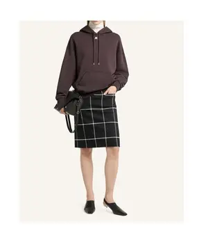 COURREGES Logo-patch Cotton Hoodie