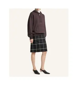COURREGES Logo-patch Cotton Hoodie