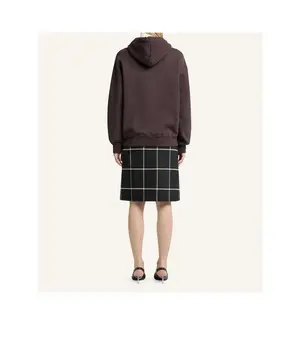 COURREGES Logo-patch Cotton Hoodie