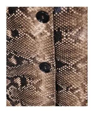 ERMANNO FIRENZE Snake-print Single-breasted Blazer