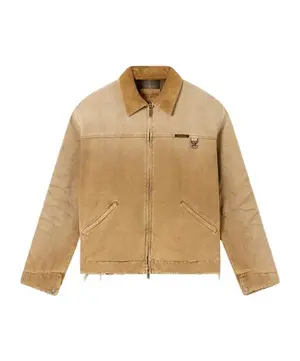 GOLDEN GOOSE Reversible Distressed Jacket
