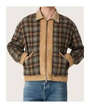 GOLDEN GOOSE Reversible Distressed Jacket