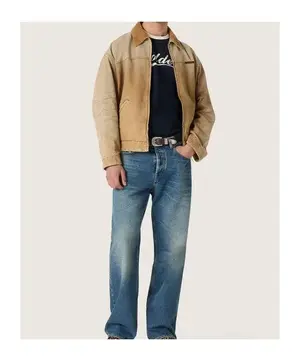 GOLDEN GOOSE Reversible Distressed Jacket