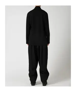 Yohji Yamamoto Soft Single Jersey High Neck Long Slv Tee