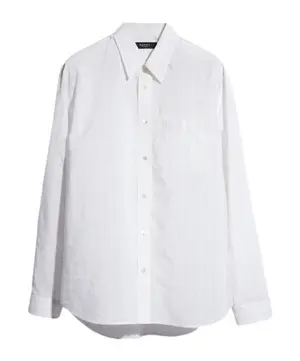 Gucci Striped Technical Cotton Shirt - White