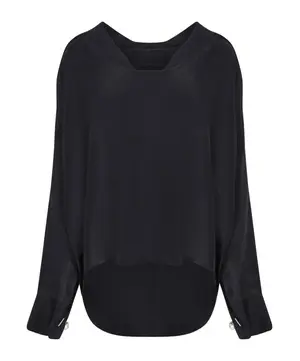 ERMANNO FIRENZE Long-sleeve Blouse - Black