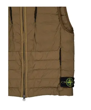 Stone Island Stand-up Collar Sleeveless Down Vest