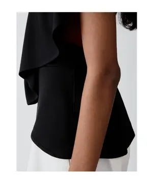Jacquemus Pleated Cutout Back Top
