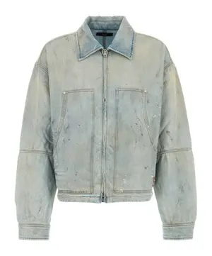 Amiri Paint-splatter Denim Jacket - No