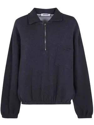 DARKPARK Alva Cropped Zip-up Sweatshirt - Dark Gray