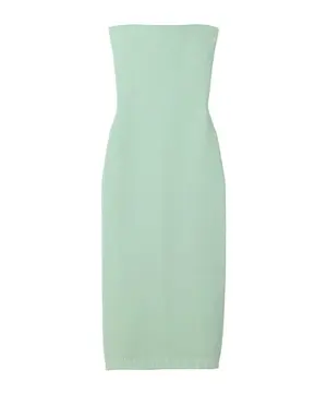 Jacquemus Button-down Knit Strapless Dress