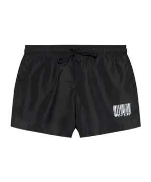 Moschino Drawstring Swim Trunks - Black