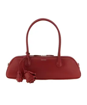 Magda Butrym Brigitte Trapeze Tote Bag With Rose Detail