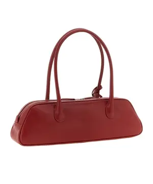 Magda Butrym Brigitte Trapeze Tote Bag With Rose Detail