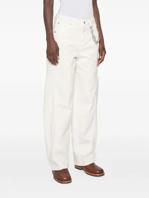 ERMANNO FIRENZE Chain Detail Trousers