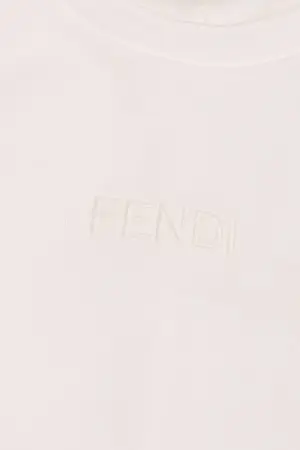 Fendi Short-sleeved T-shirt With Crewneck And Straight Hem
