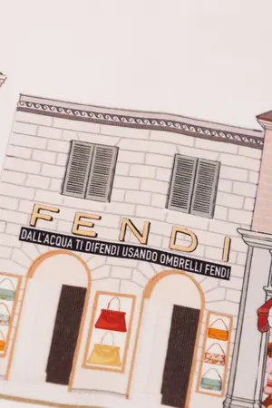 Fendi Short-sleeved T-shirt With Crewneck And Straight Hem