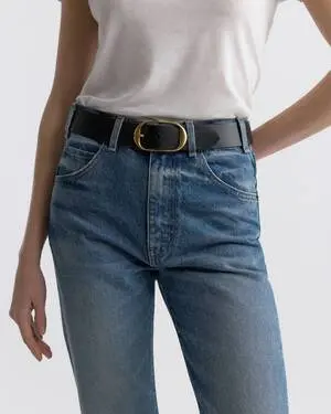 NILI LOTAN High-waisted Wide-leg Jeans