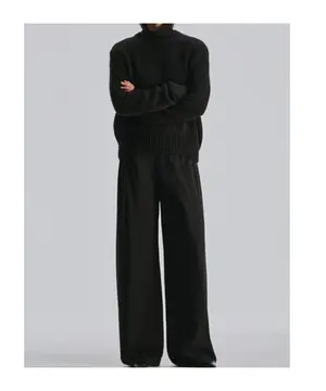 THE ROW Gala Pant In Wool Twill