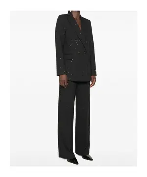 ERMANNO FIRENZE Double-breasted Long-sleeve Blazer