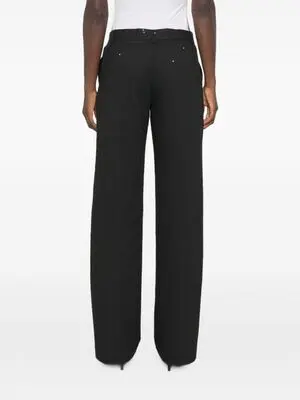 ERMANNO FIRENZE Striped Detail Trousers With Embellishments