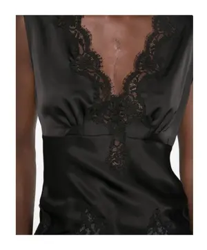 ERMANNO FIRENZE Lace-detail Tank Top