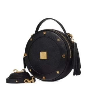Mcm Pina Studded Shoulder Bag